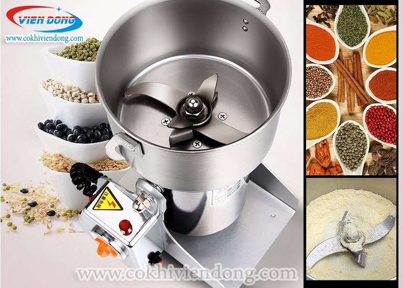 Máy xay bột khô mini GY 800 - Độ mịn nguyên liệu 80-250 Mesh